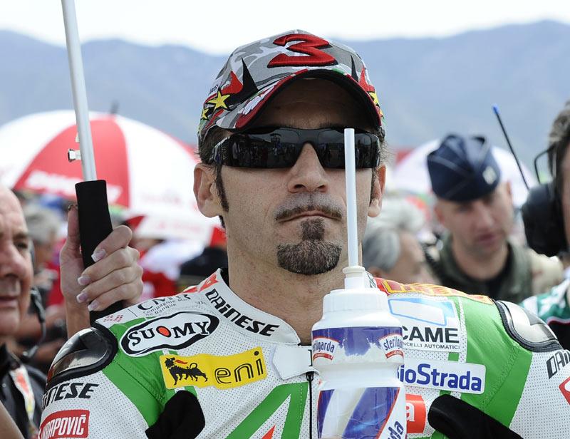 Biaggi leads the way before rain hits Misano