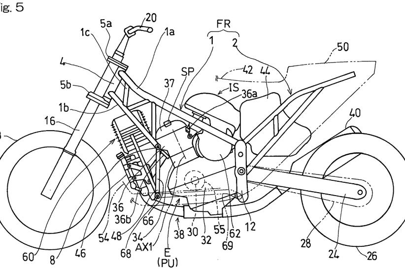 Kawasaki's blueprints reveal an all new hybrid maxi scooter
