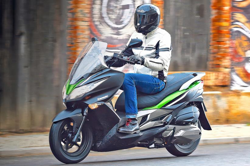 Kawasaki's blueprints reveal an all new hybrid maxi scooter