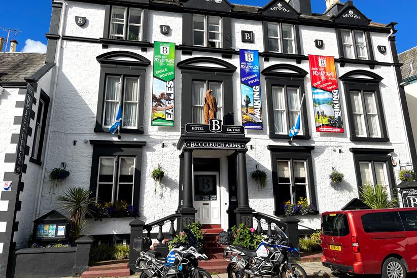 Famous biker hotel Buccleuch Arms in Moffat put up for sale