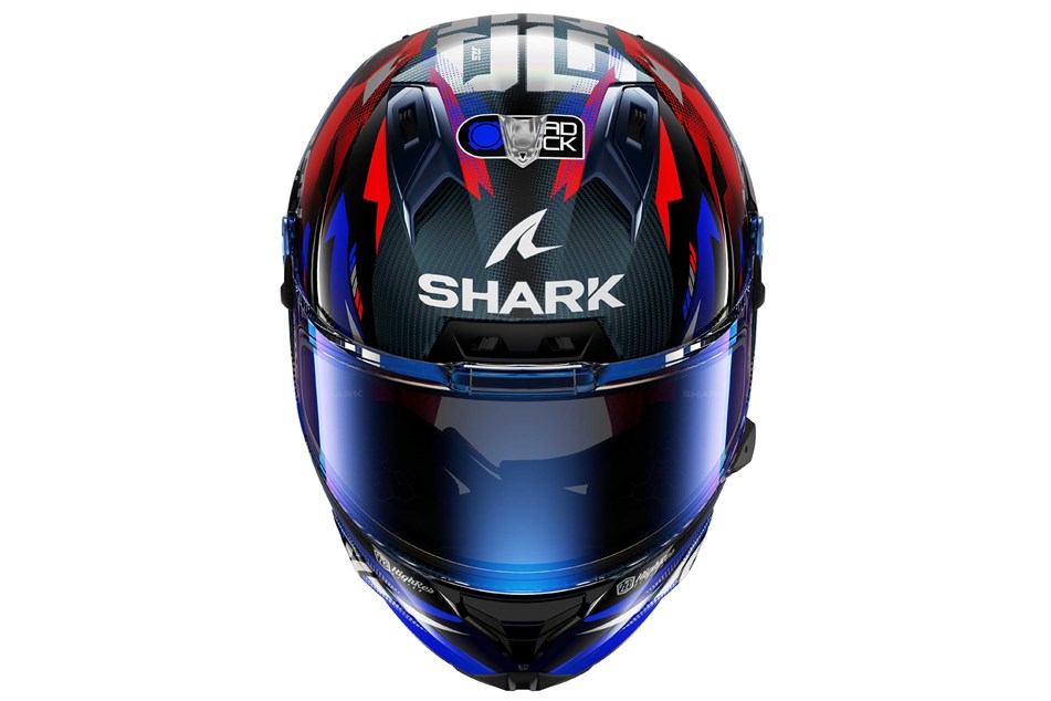 Shark reveal ultra fast solar powered photochromatic visor