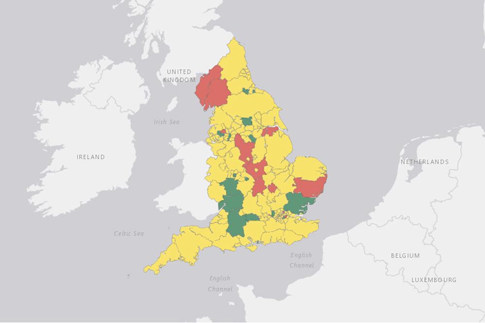 Government pothole map names best and worst councils