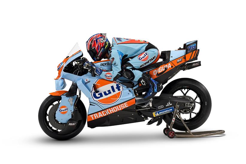 MotoGP: Trackhouse Aprilia's 2026 liveries unveiled by Raul Fernandez ...