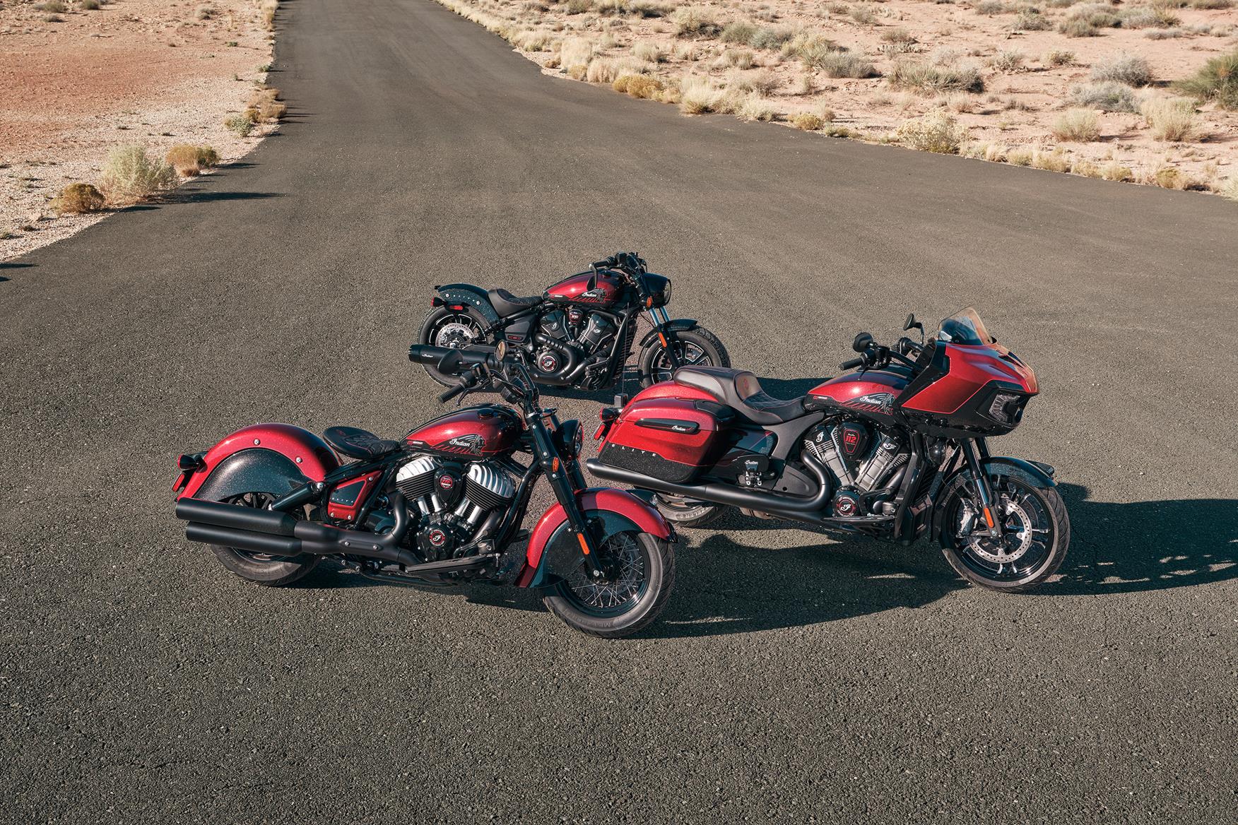 Special cruiser trio help Indian Motorcycle mark 125 years