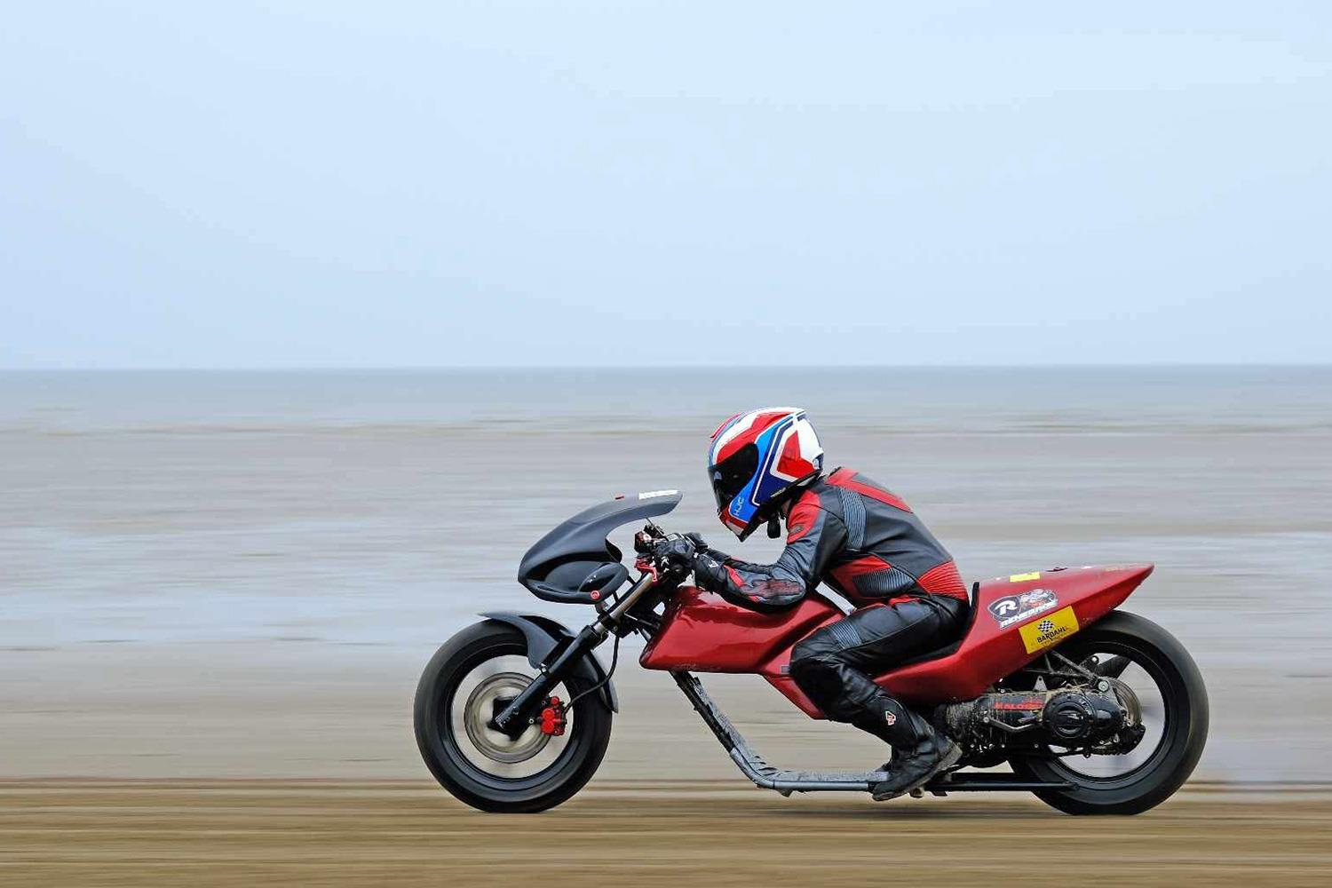 12-year-old sets four UK speed records at Pendine