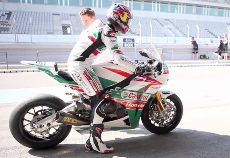 Video: Jonathan Rea testing WSB Castrol Honda Fireblade at Portimão