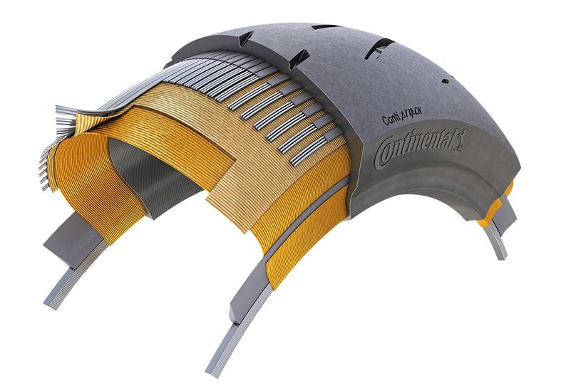 Ride on track with road tyre pressures with Continental