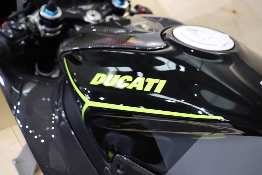 Crated Ducati Panigale V4 Lamborghini hits the market