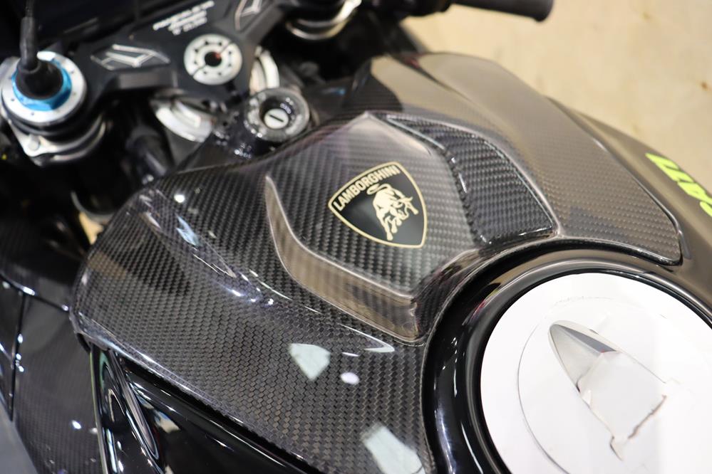 Crated Ducati Panigale V4 Lamborghini hits the market
