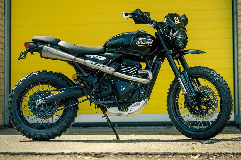 Triumph Scrambler 400X special kits launched by Bristol firm
