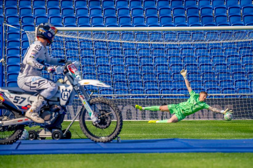 Billy Bolt goes head to head with Jordan Pickford