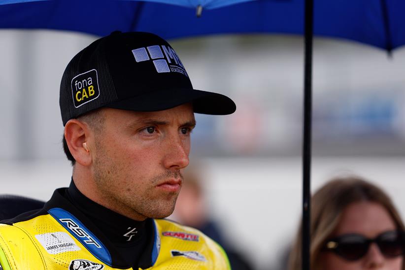Andrew Irwin fractures right humerus in Knockhill test crash