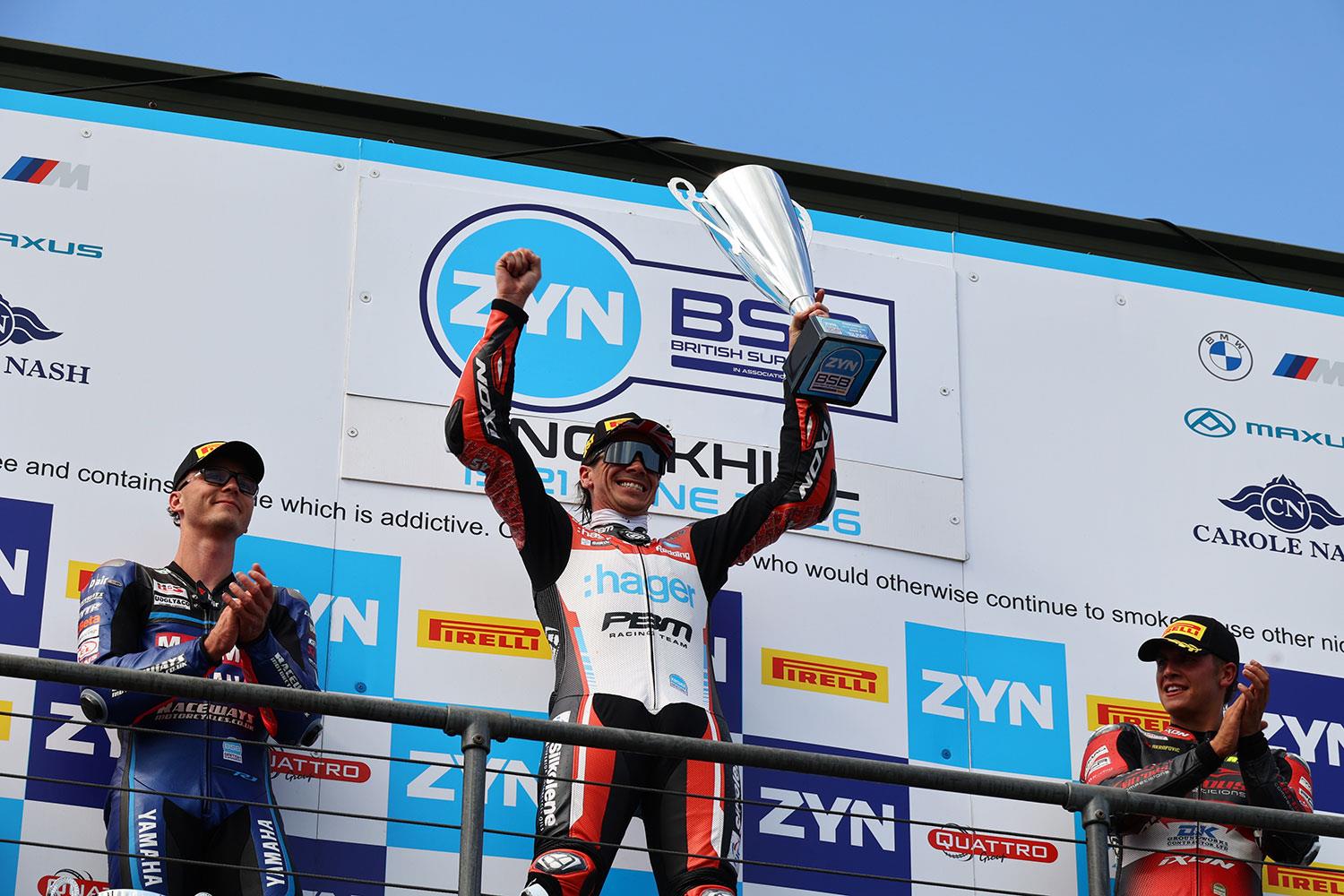 Scott Redding wins Race 3 at Knockhill for Hager PBM Ducati