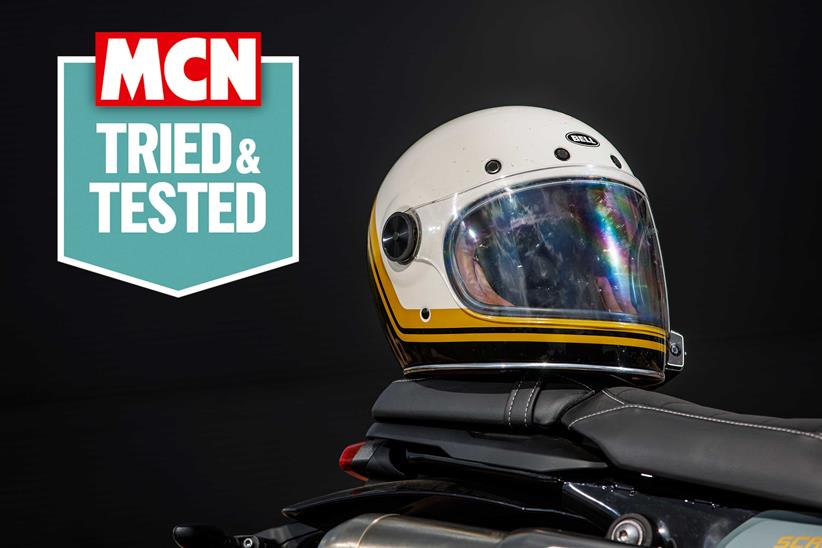 How did Joe find switching a sports lid for a retro helmet?