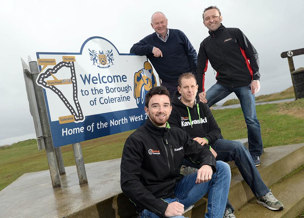 Gearlink Kawasaki duo Irwin and Wilson to make 2015 North West 200 debut