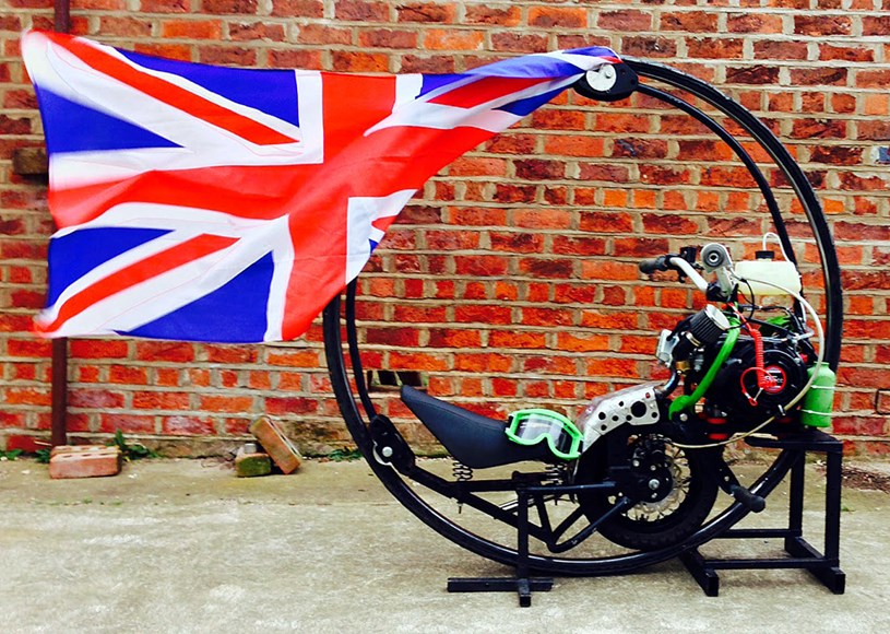 Monowheel goes to Infinity and beyond