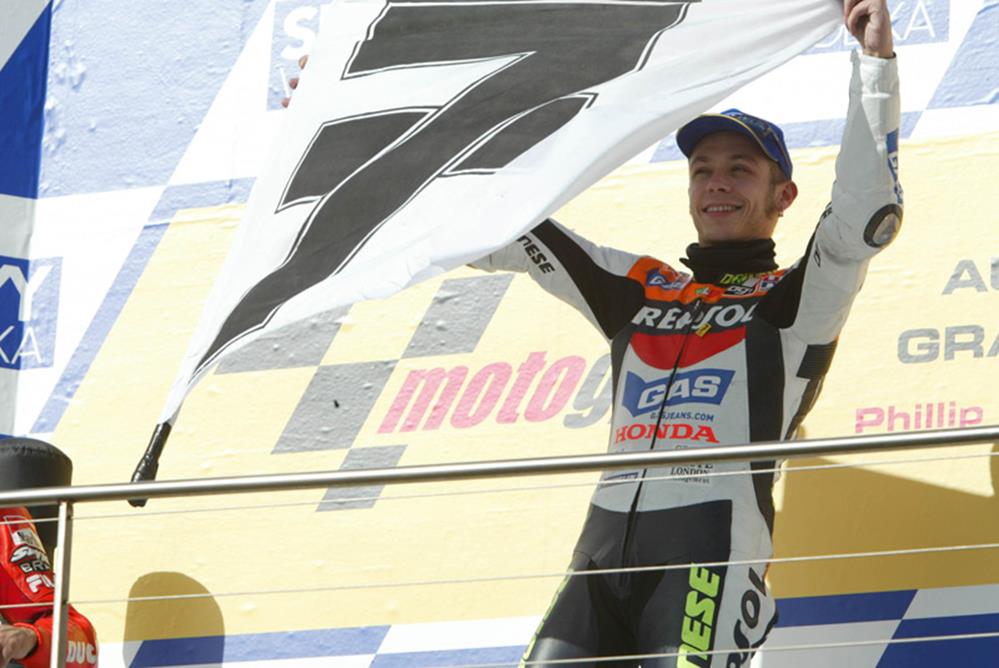 The Magnificent 7: Rossi celebrations