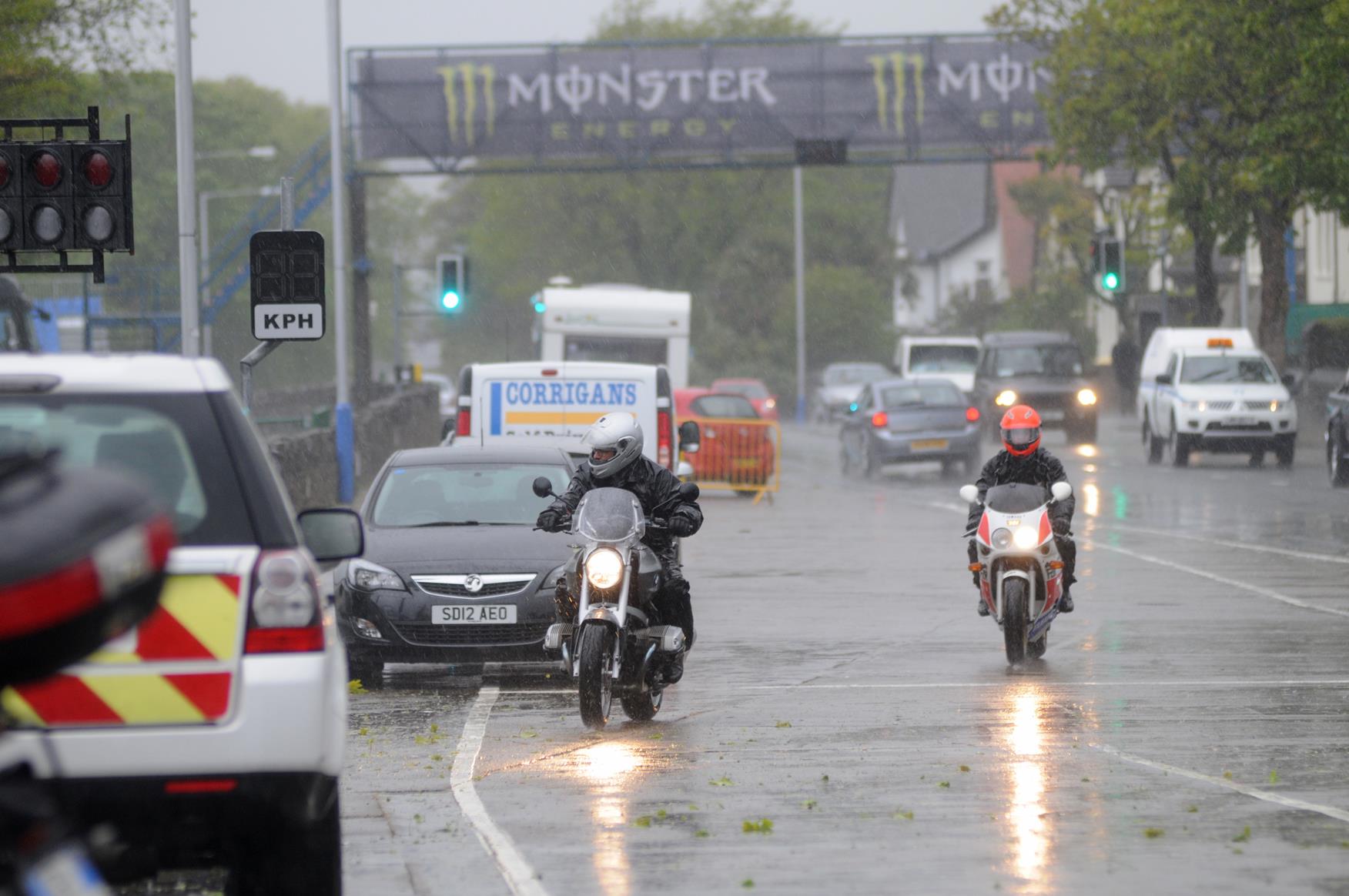 TT practice rained off as severe storm hits Isle of Man