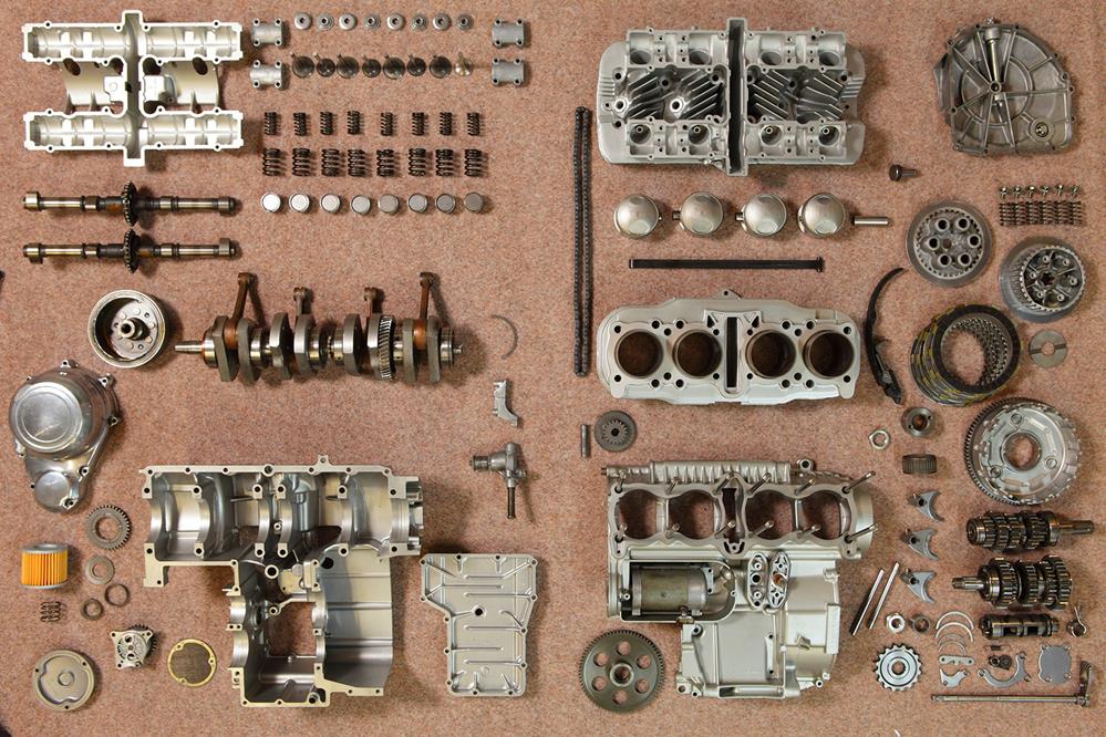 Suzuki's first ever litre bike: The GS1000 engine stripped & analysed