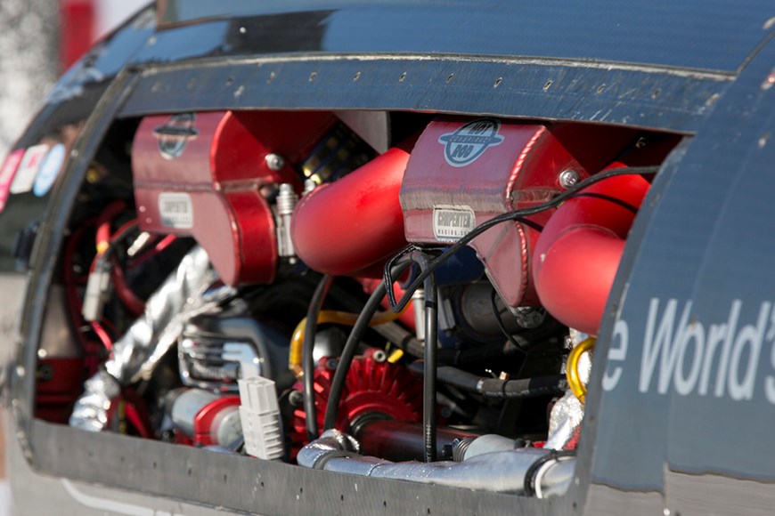 Guy Martin's Triumph Streamliner: Close-up