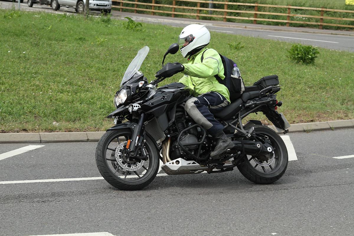 New Triumph Explorer spotted testing