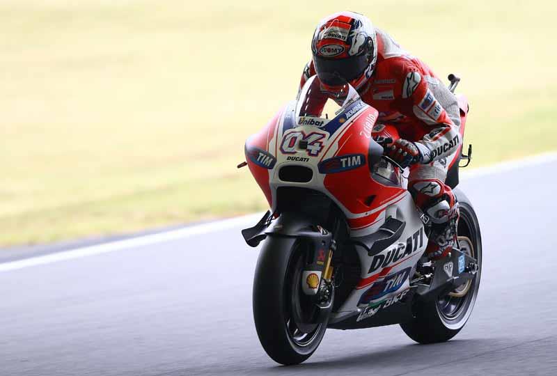 Ducati riders pleased with progress and second row