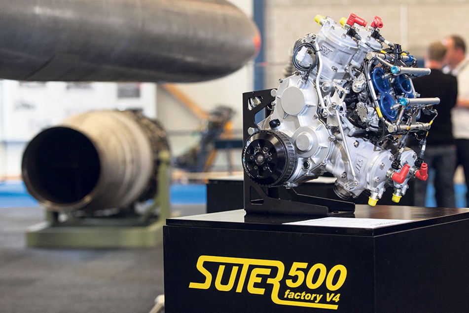 Suter build two-stroke V4 machines for the modern era