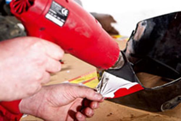 How to fill and repair scuffed plastics