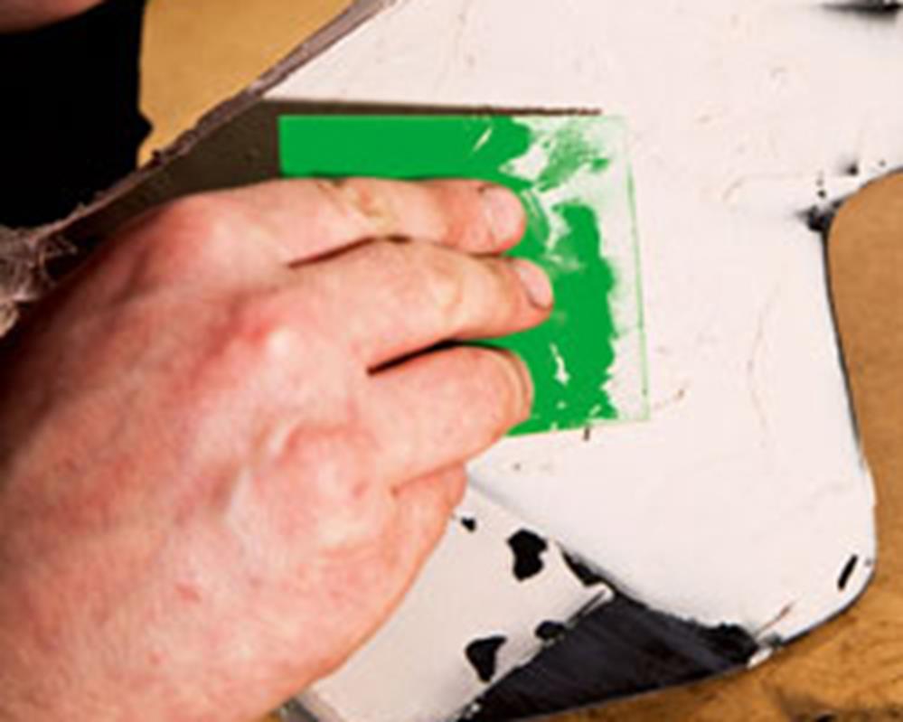 How to fill and repair scuffed plastics