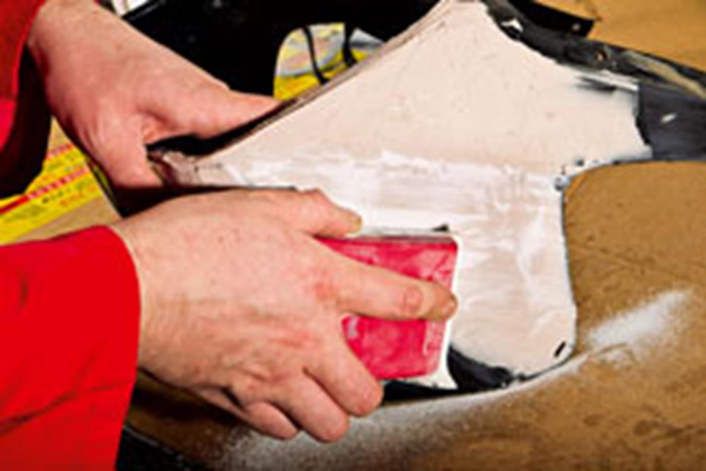 How to fill and repair scuffed plastics