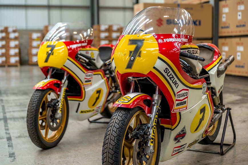 Gallery: Barry Sheene's championship-winning bikes