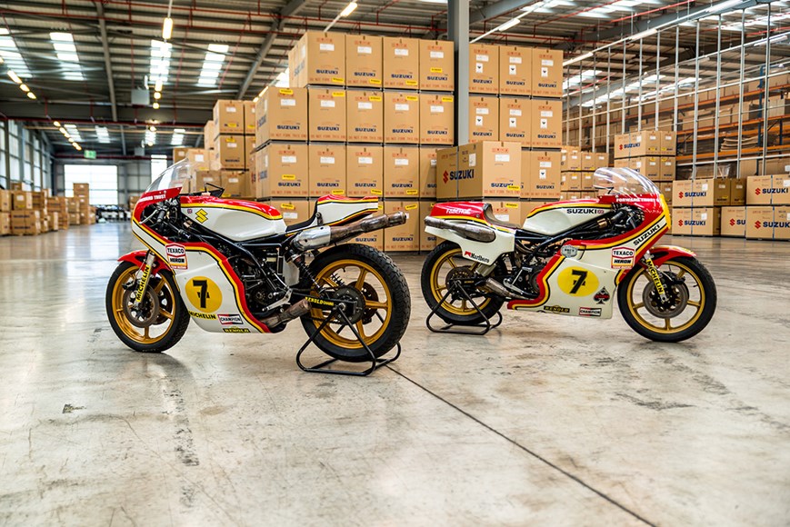 Gallery: Barry Sheene's championship-winning bikes