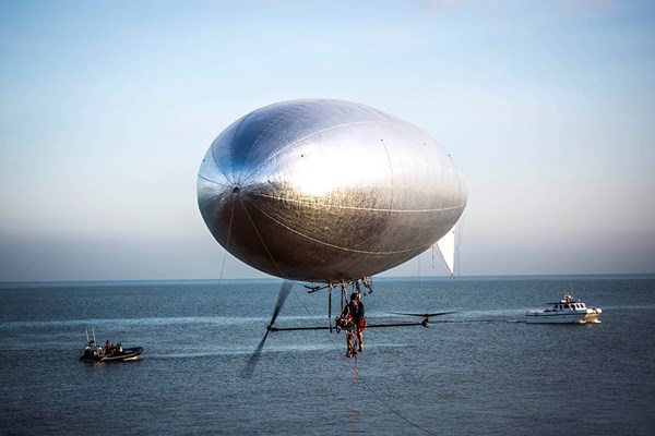 Guy Martin's next record attempt in a human-powered airship