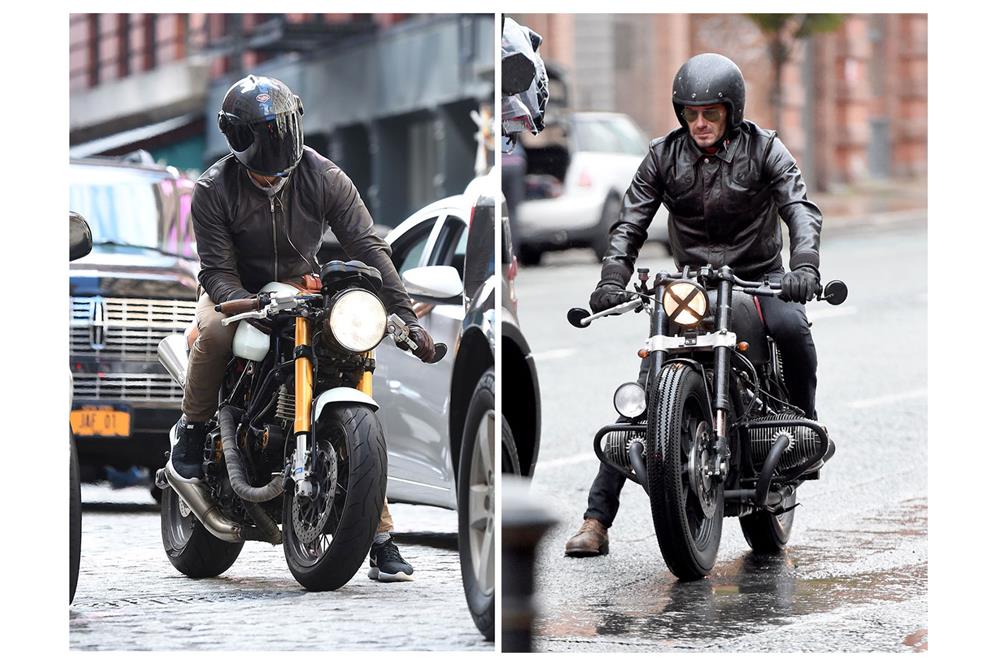 Famous faces and their motorbikes