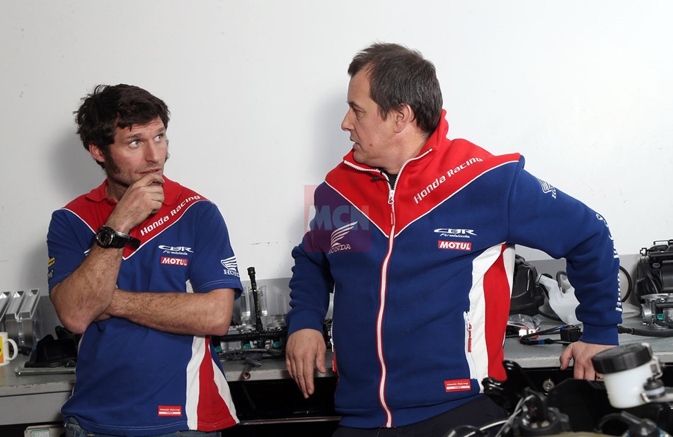 Gallery: Guy Martin signs for Honda Racing