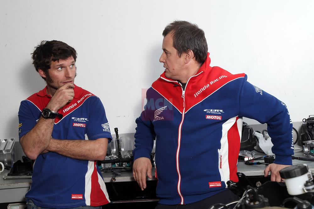 Gallery: Guy Martin signs for Honda Racing