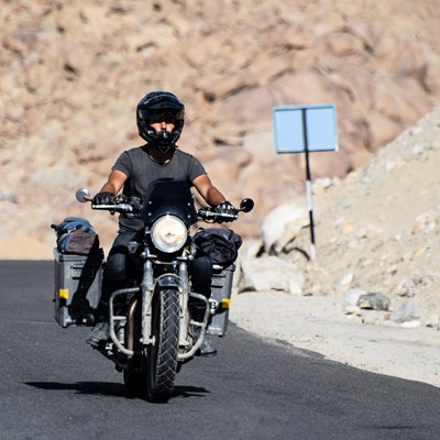 Brit becomes youngest person to circumnavigate the world by motorcycle