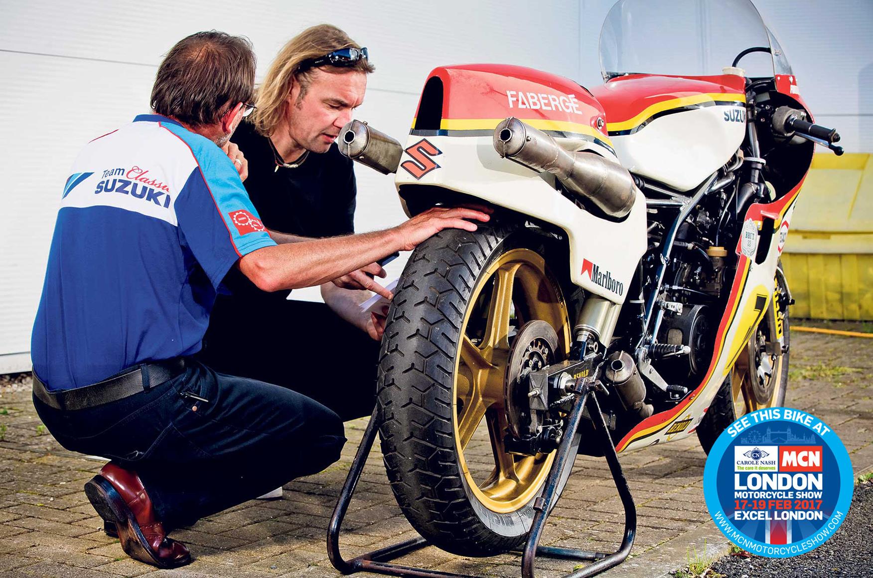 Exclusive Barry Sheene bikes head to London show!