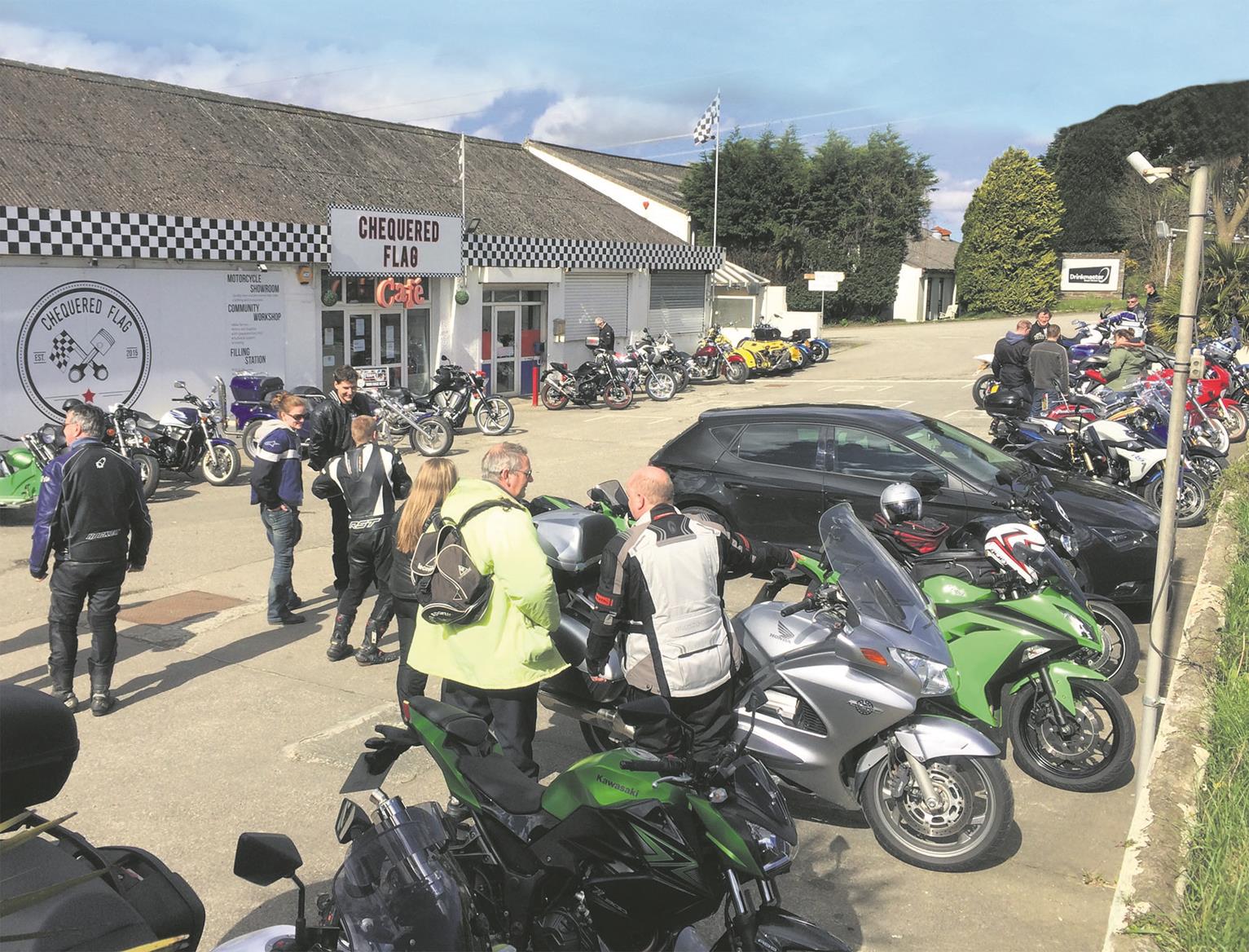 A scones and spanners kinda bike meet