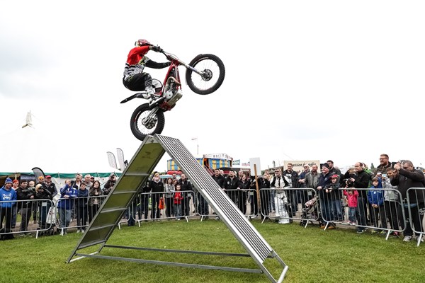 Mad stunt displays at the #MCNFestival