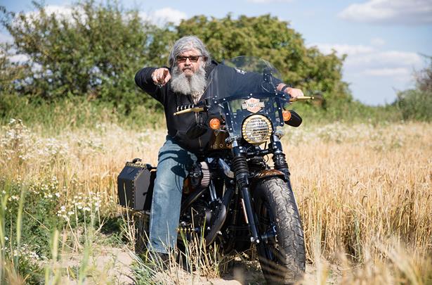 This steampunk Harley-Davidson stands out from the rest