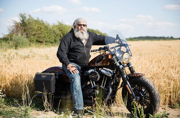 This steampunk Harley-Davidson stands out from the rest