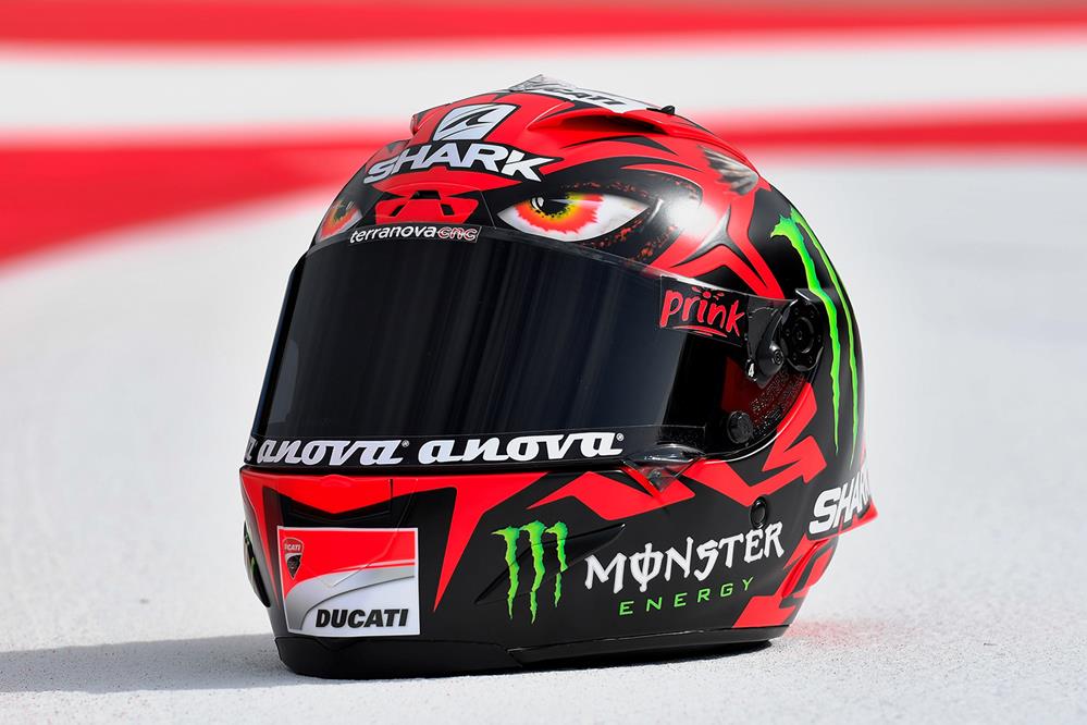 MotoGP: Lorenzo unveils 'Diablo' helmet