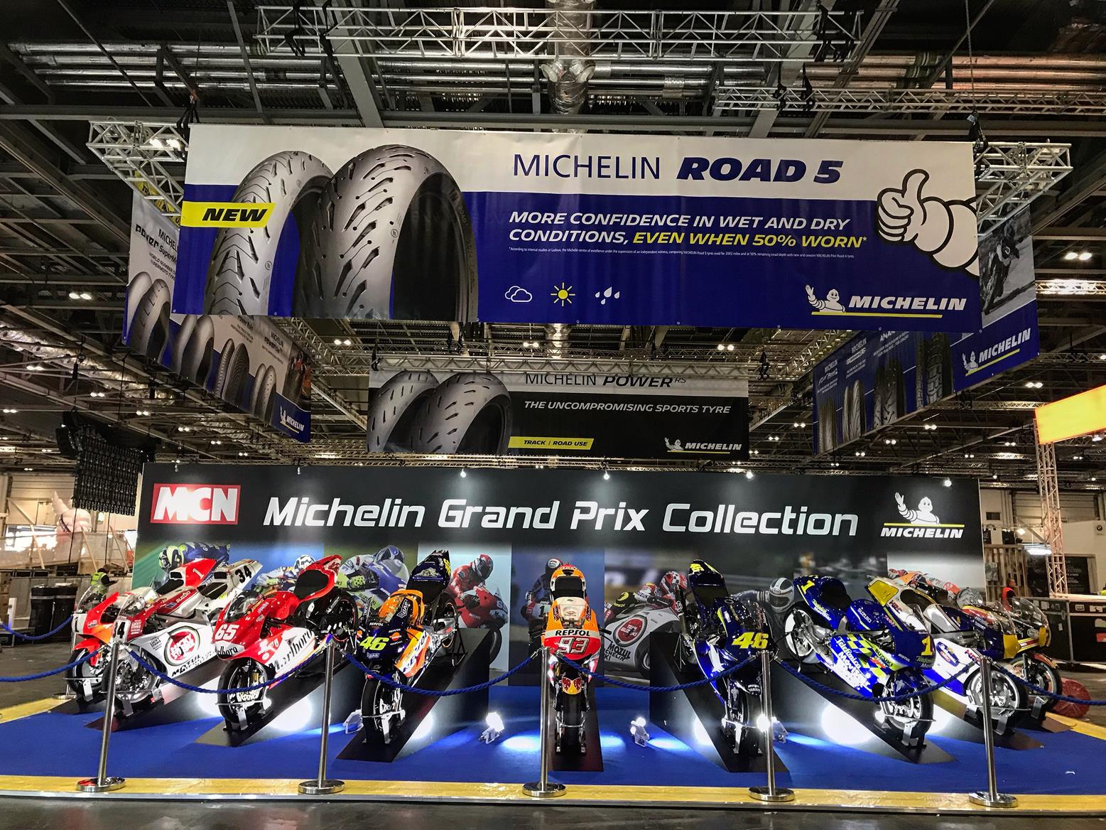 Iconic Grand Prix bikes on display at Carole Nash MCN London Show