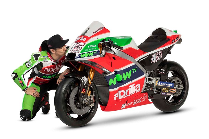 MotoGP: Aprilia debut 2018 machine