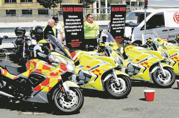 Record year for blood bikes