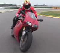 World first test on the Ducati 996R