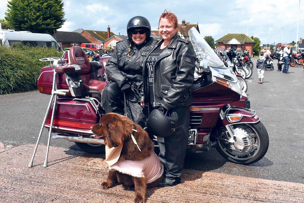 Hundreds of female bikers brave the weather at the world’s largest all ...