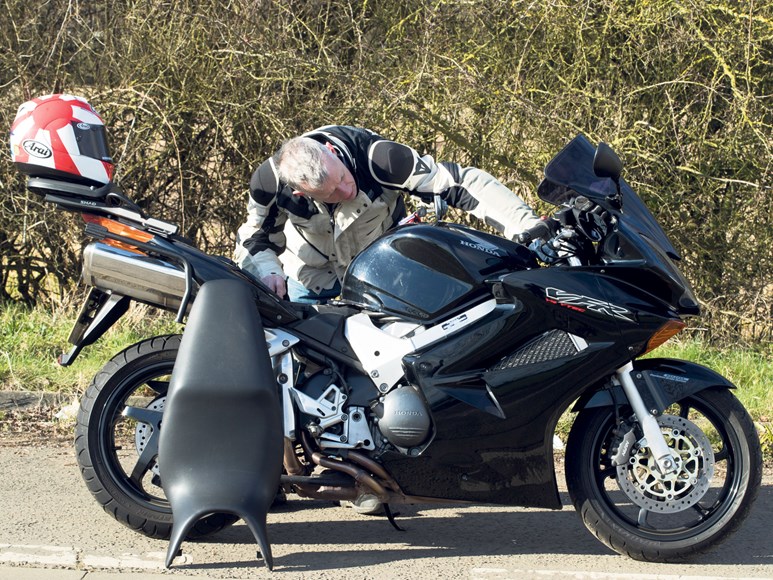 Repairing your motorcycle on the move