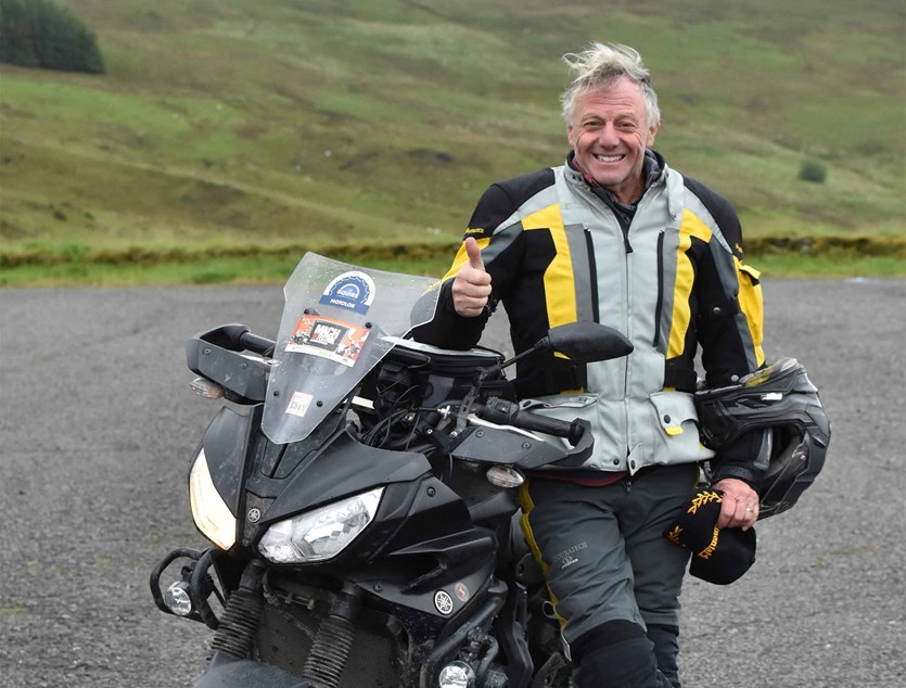 Motorcycling adventurer Nick Sanders awarded an MBE